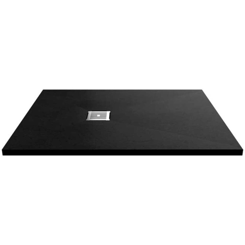 Black Slate Effect Shower Tray 1200x900 | Custom Bathrooms Glasgow
