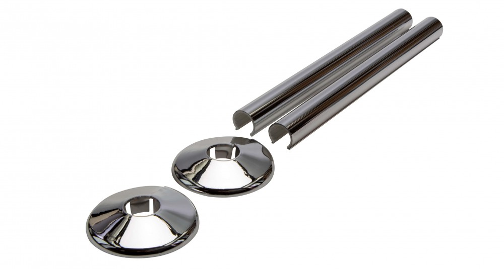 Chrome Pipe Covers and Collars | Custom Bathrooms Glasgow