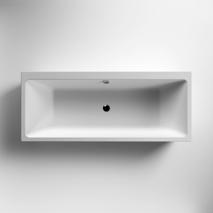 Thin Edge Single End Bath 1800x800 | Custom Bathrooms Glasgow